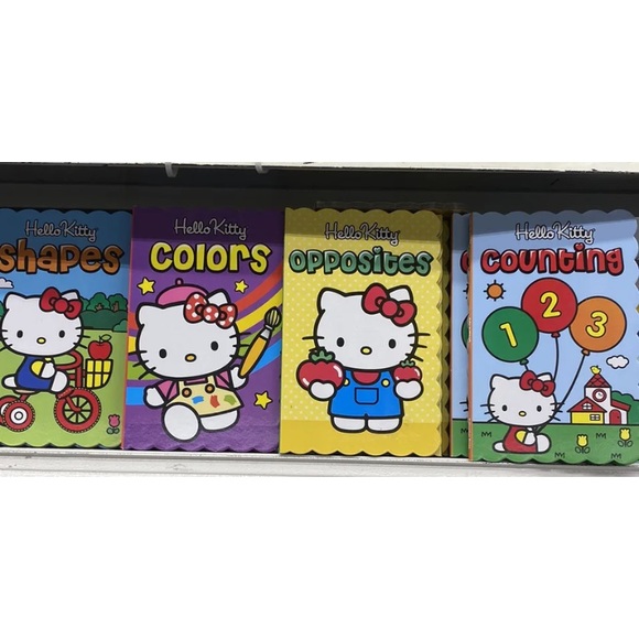 Hello Kitty | Toys | Set Of 4 Hello Kitty Books Color Shapes Opposites ...